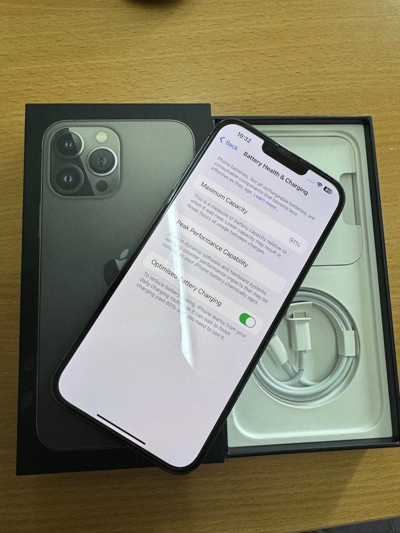iPhone 13 Pro Max Graphite 256GB, Mobile Phones & Gadgets, Mobile ...