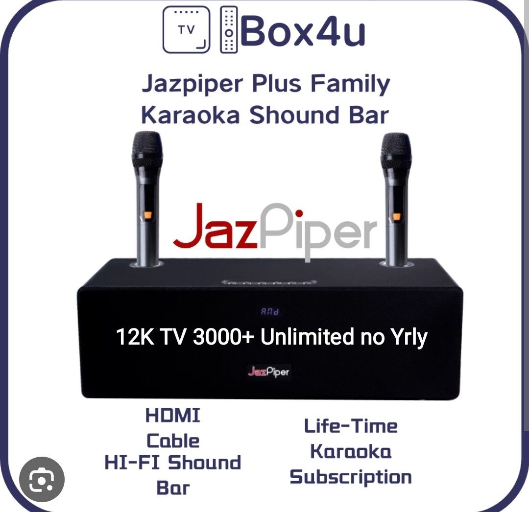 Jazpiper plus v3 with 12K TV 3500+ program no expiry all chnls + KTV ...