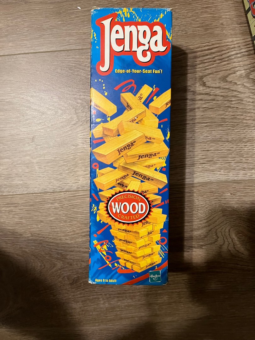 Jenga Block Stacking Board Game, Hobbies & Toys, Toys & Games on Carousell