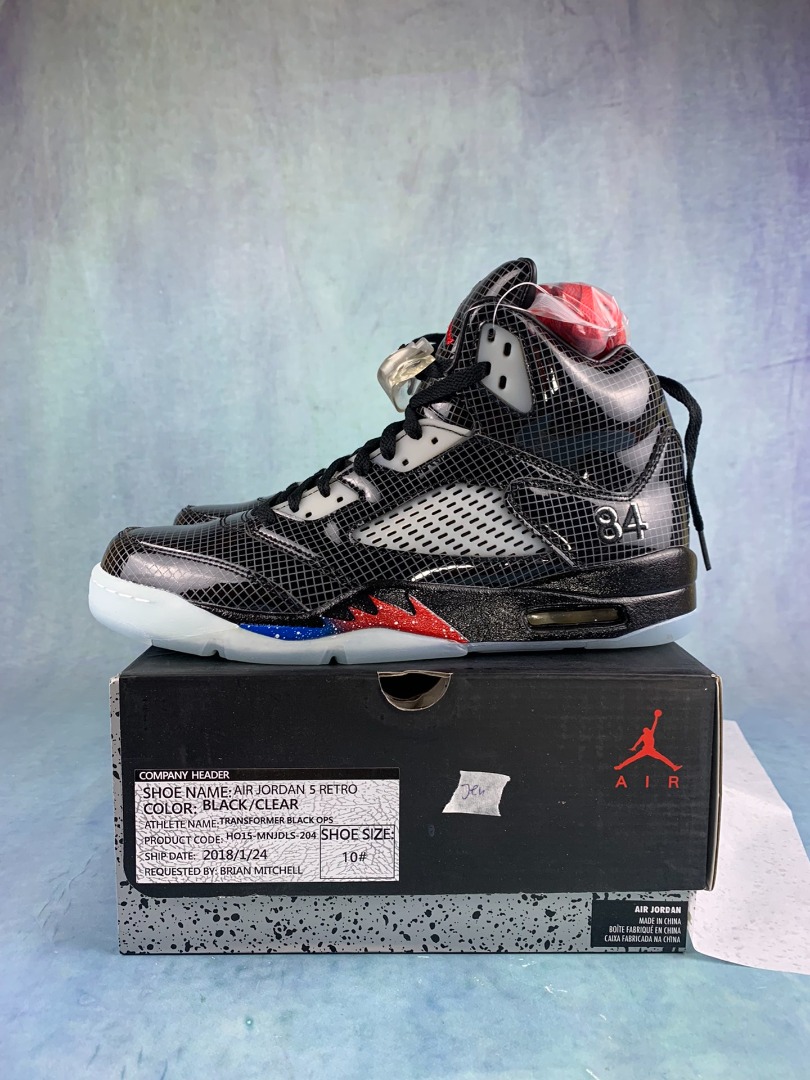 Jordan 5 Transformers Edition Mark Wahlberg, Men's Fashion, Footwear ...