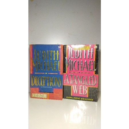 Judith Michael "Deceptions" dan "A Tangled Web", Buku & Alat Tulis, Buku di Carousell