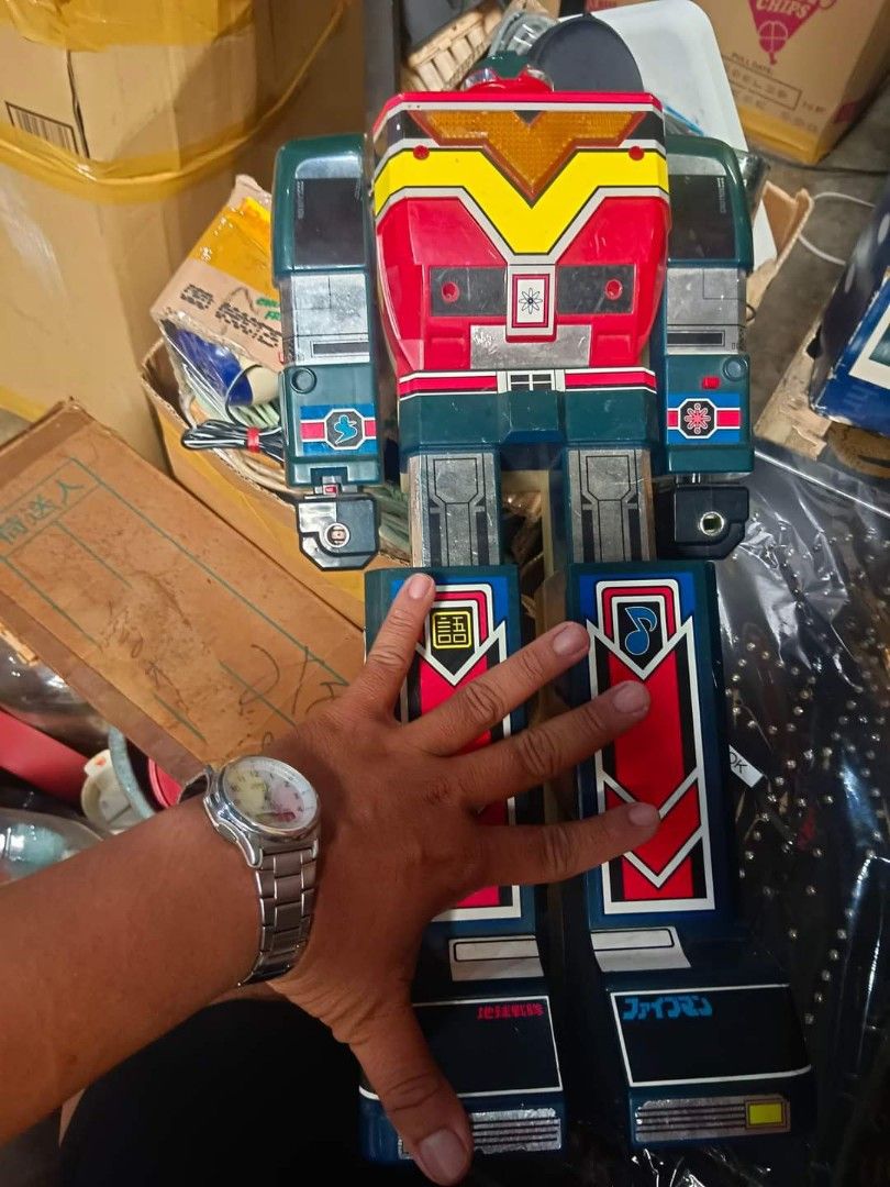 Jumbo Machinder Earth Squadron Fiveman Five Robo, Hobbies & Toys ...