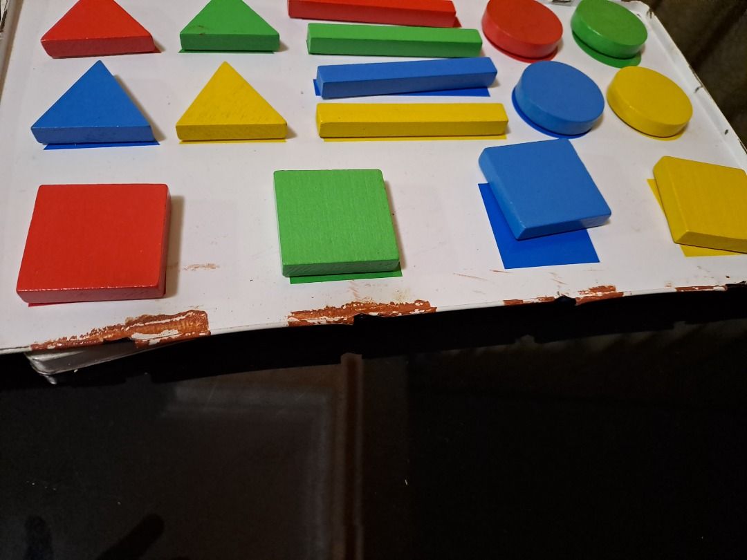 Junior Magnet shapes Box, Babies & Kids, Infant Playtime on Carousell