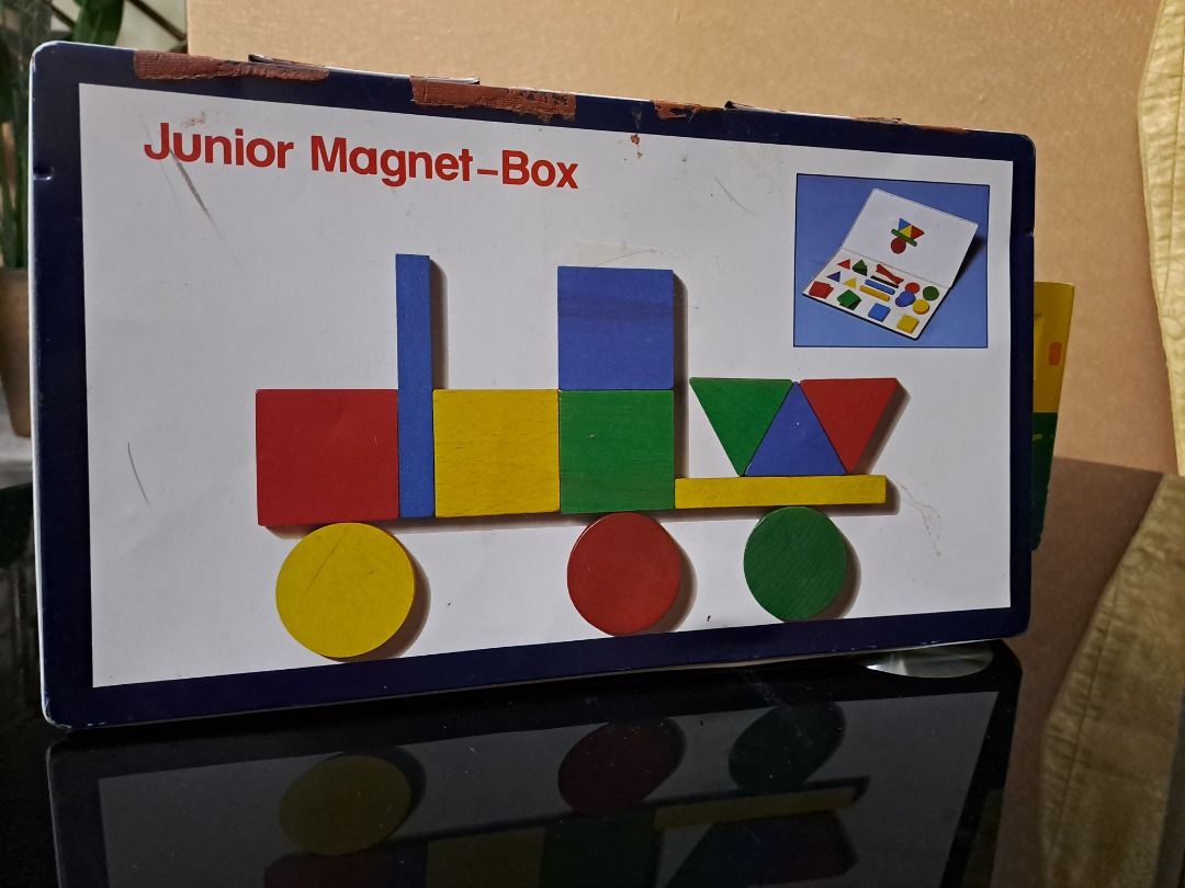 Junior Magnet shapes Box, Babies & Kids, Infant Playtime on Carousell