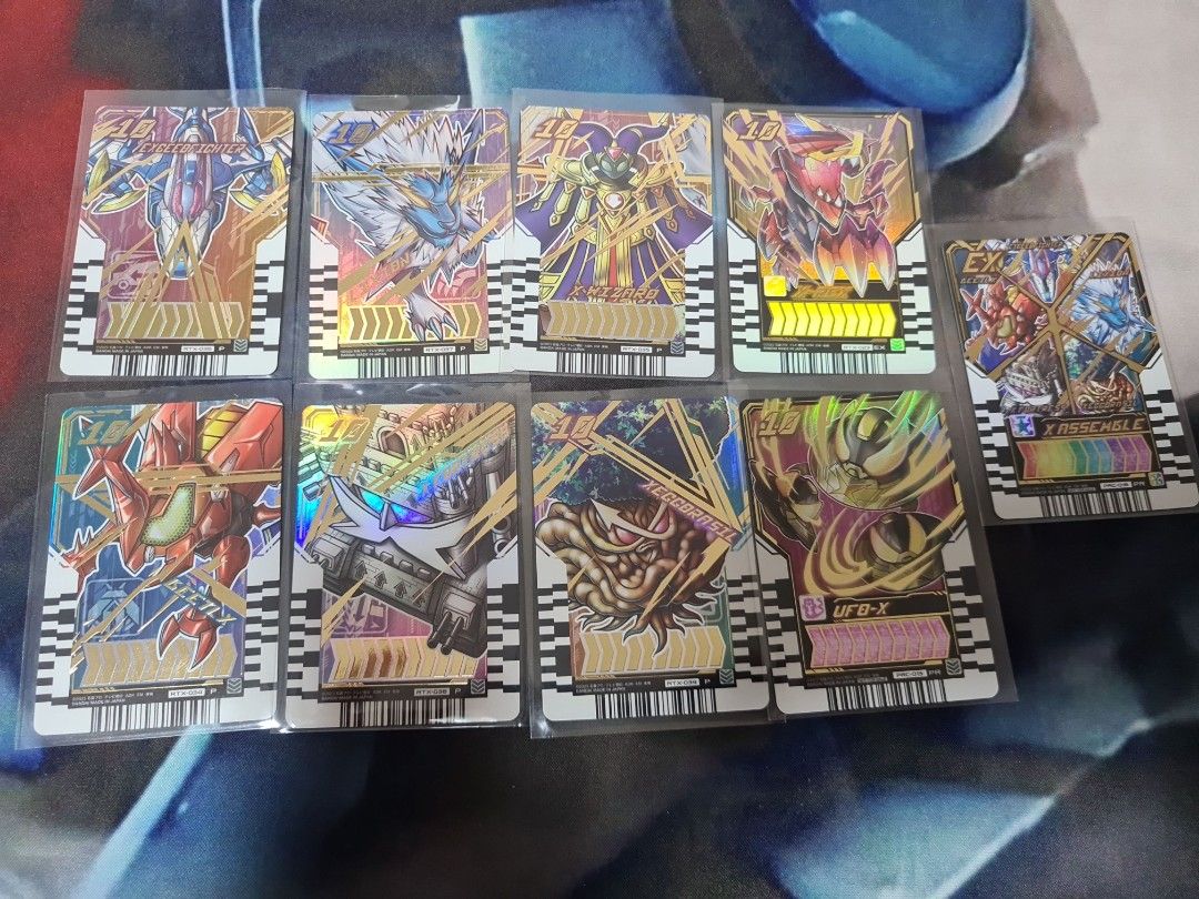 Kamen Rider Gotchard - Phase EX Parallel X Chemy Card Set (w X Assemble ...