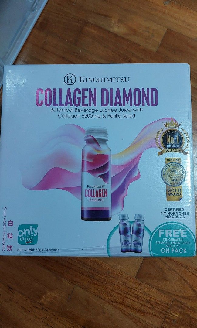 Kinohimitsu Collagen Diamond (5300mg), Health & Nutrition, Health ...