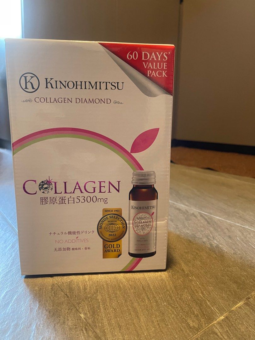Kinohimitsu Collagen Diamond (BNIB x32 bottles), Health & Nutrition ...