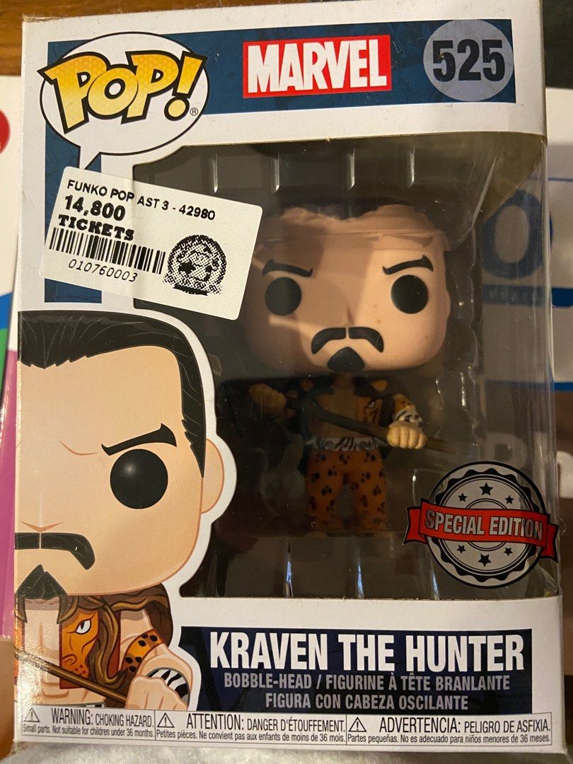 Kraven the Hunter Pop Funko #525 (limited edition), Hobbies & Toys ...