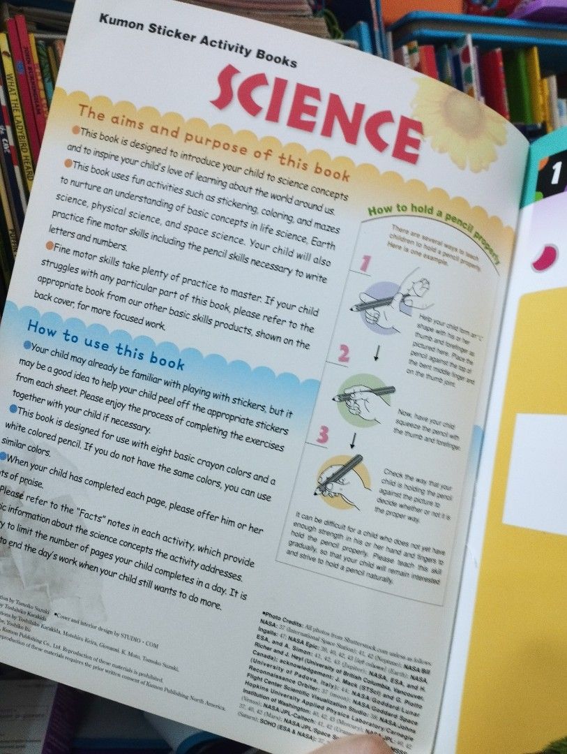 Kumon Science Book PreK & up, Hobbies & Toys, Books & Magazines ...