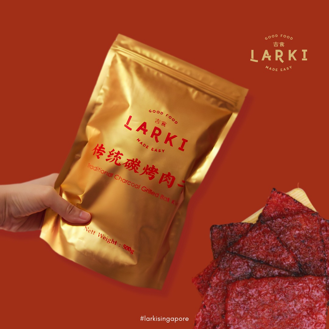 LARKI Signature Tender Charcoal Grilled Bak Kwa (Minced), Food & Drinks ...