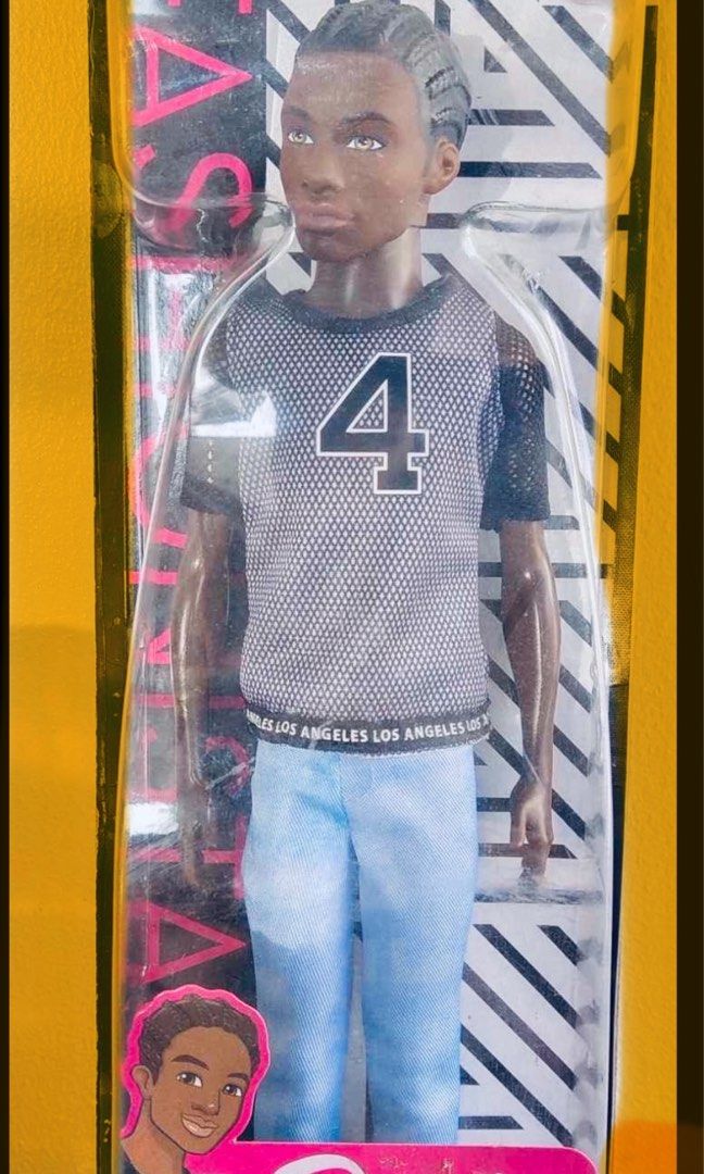 LAY-AWAY HULUGAN * Black Ken Braids Hair Dark Skim, Hobbies & Toys ...