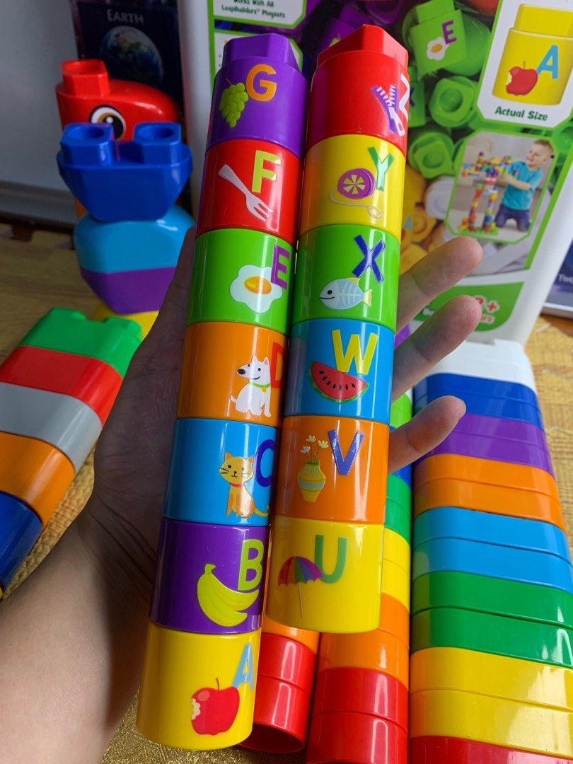 LeapFrog Leap Builders Jumbo Blocks Box, Hobbies & Toys, Toys & Games ...