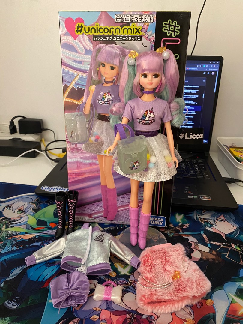 Licca #Licca #Unicornmix Dress up doll, Hobbies & Toys, Toys & Games on Carousell