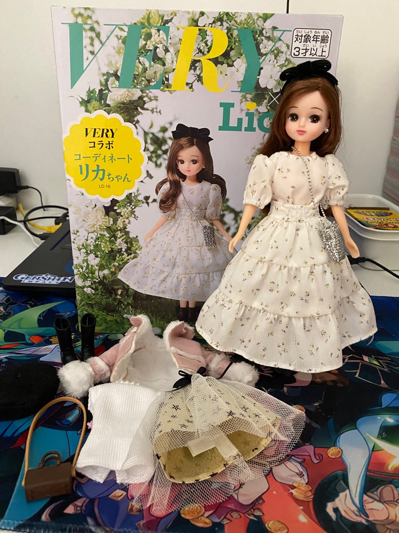 Licca x Very Collab Coordinate Dress Up Doll, Hobbies & Toys, Toys & Games on Carousell
