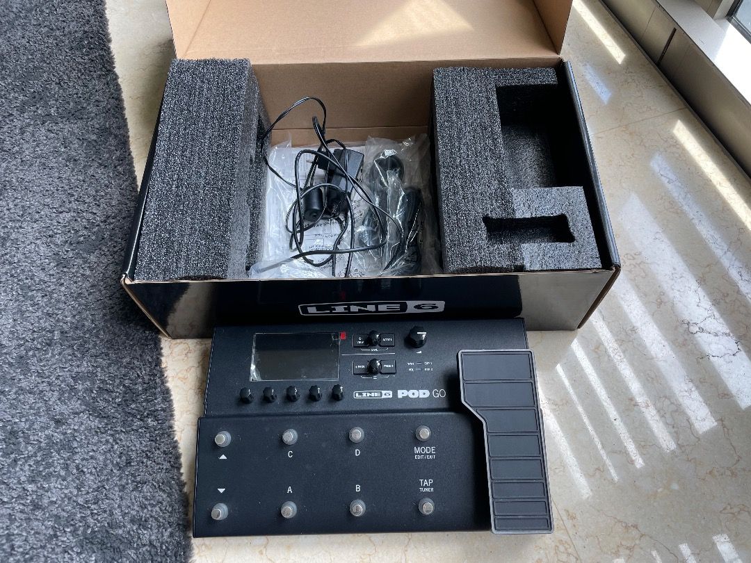 Line 6 Pod Go (modelling amp/pedalboard), Hobbies & Toys, Music & Media ...