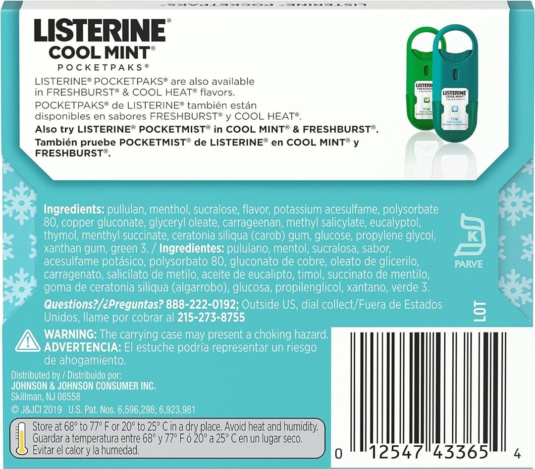 listerine sheet mints