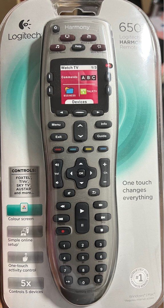 Logitech Harmony Universal Remote, TV & Home Appliances, TV ...