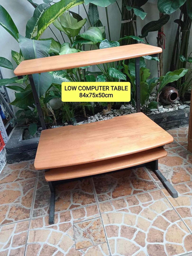 LOW COMPUTER TABLE, Furniture & Home Living, Furniture, Other Home ...