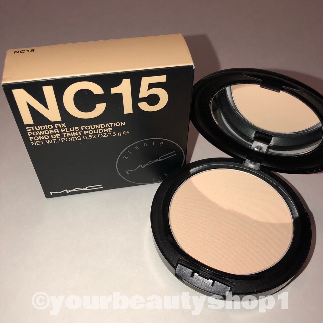 MAC studio fix powder plus foundation NC15, Beauty & Personal Care ...