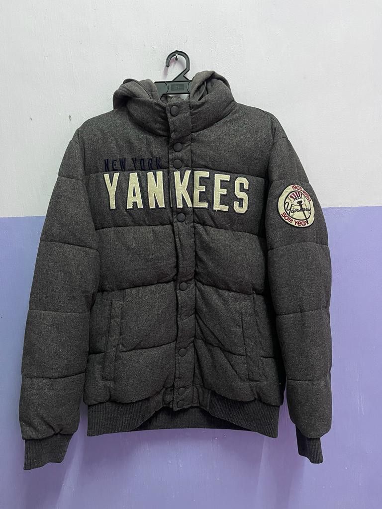 Major League Baseball MLB Down Puffer Jacket Hoodie, Men's Fashion ...