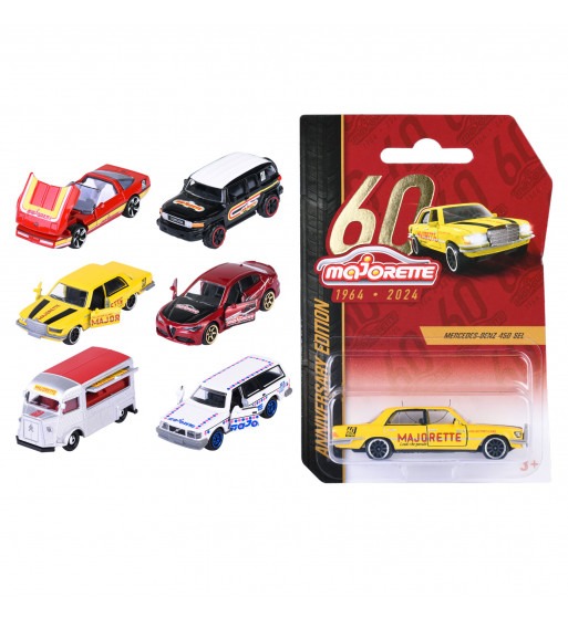 Majorette 60th Anniversary Edition Premium Cars (Set of 6), Hobbies ...