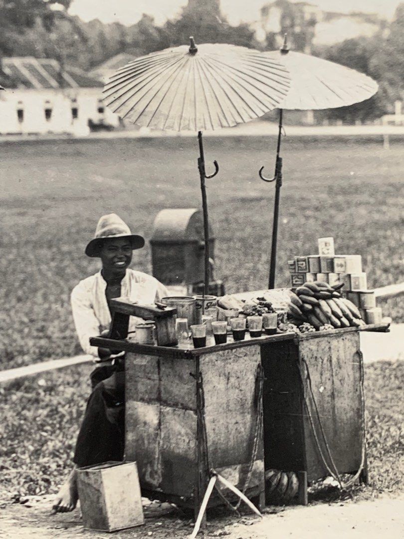 Malaya FOOD STALLS 1920 Postcard RARE, Hobbies & Toys, Collectibles ...