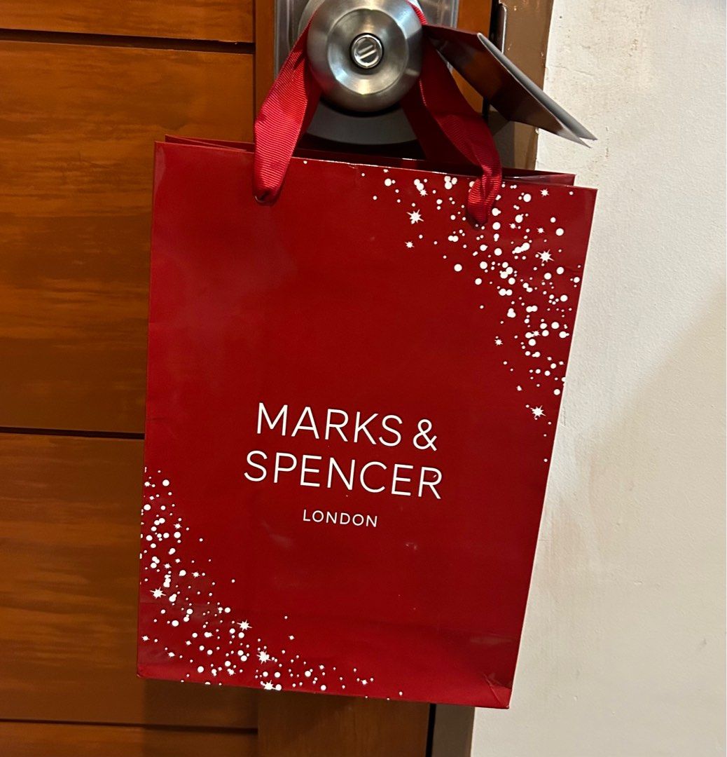 Marks & Spencer Guaranteed authentic paperbag, Women's Fashion, Bags ...