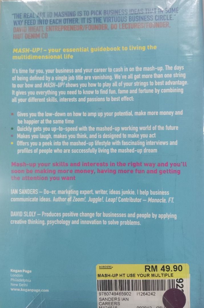 Mash Up - by Ian Sanders & David Sloly, Hobbies & Toys, Books & Magazines, Textbooks on Carousell