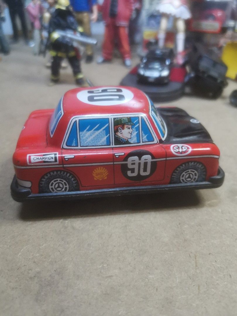 Mercedes-Benz STP Minicar 90 Vintage Tin Toy Rare Japan, Hobbies & Toys ...