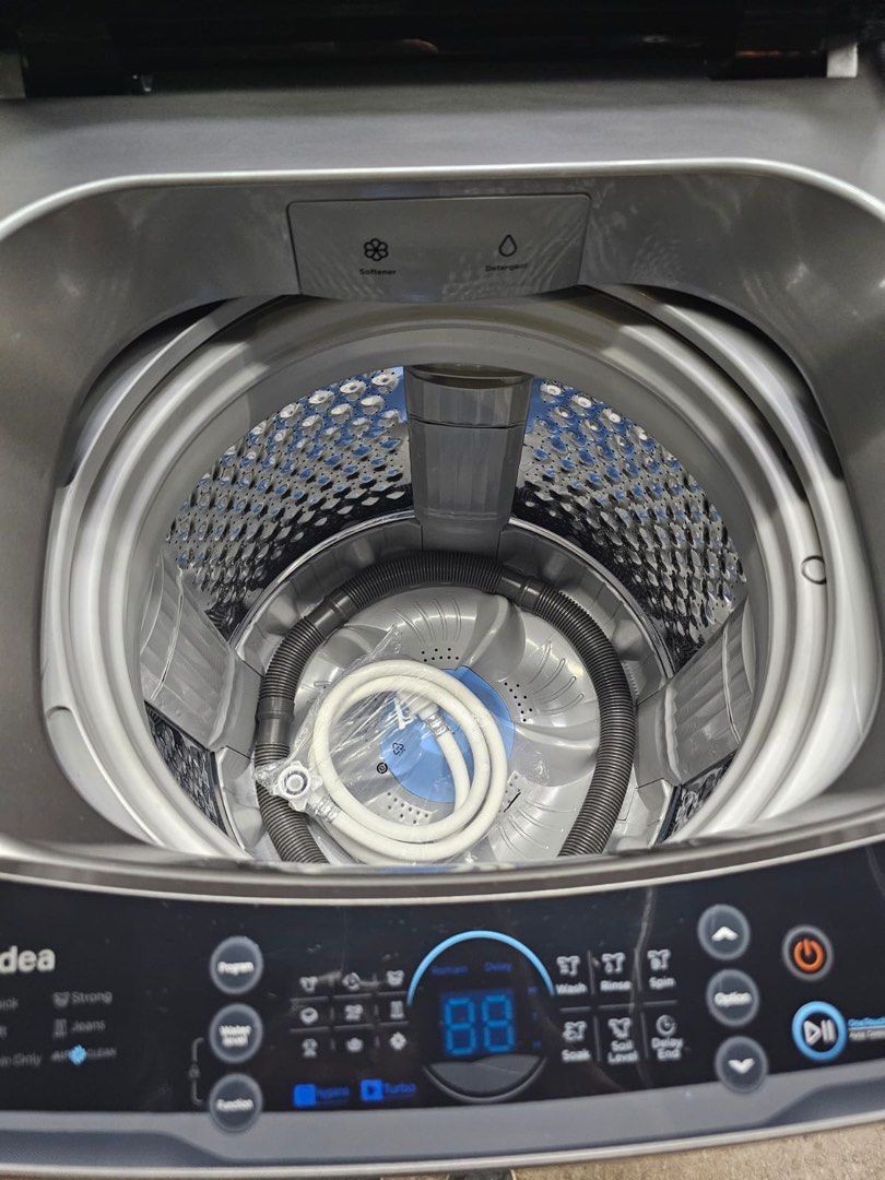 Midea 10.5kg top load MA200W105D, TV & Home Appliances, Washing ...