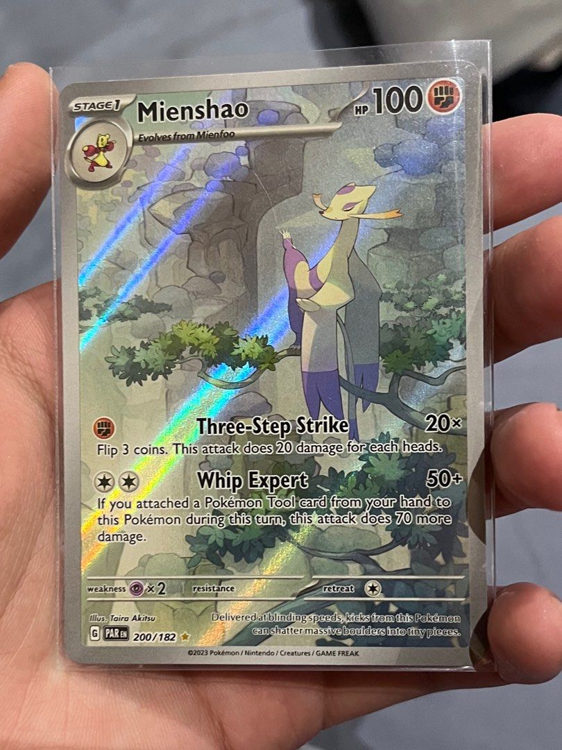 Mienshao #200 Illustration Rare , Hobbies & Toys, Toys & Games on Carousell