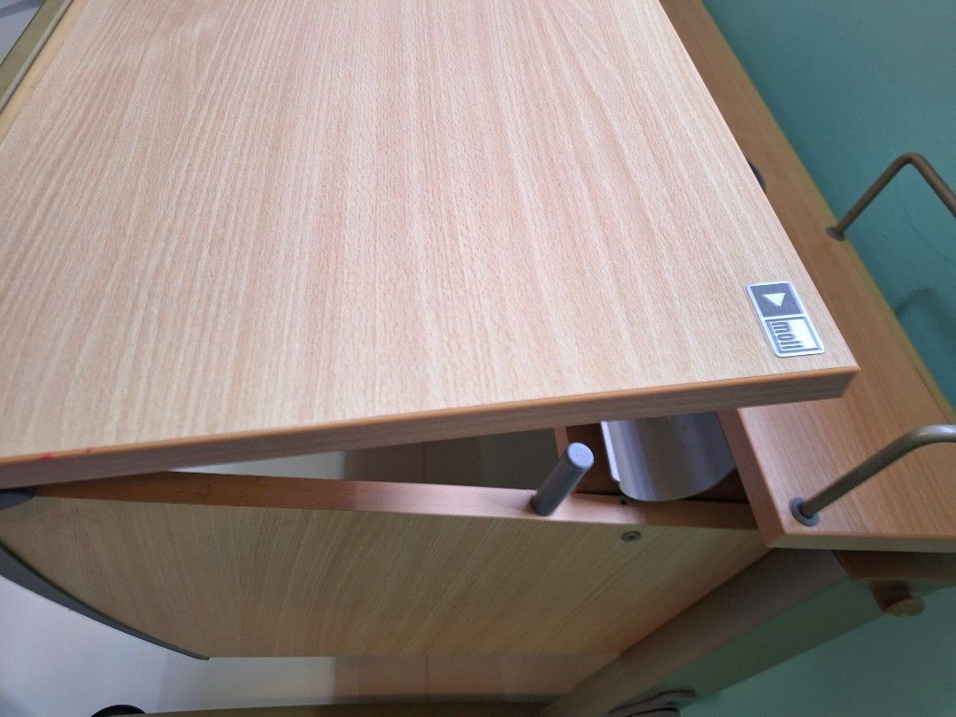 Moll adjustable ergonomic writing / study desk with tiltable top ...
