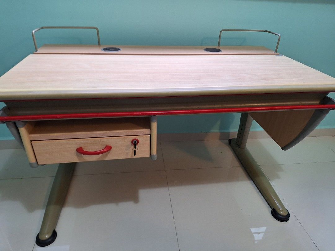 Moll adjustable ergonomic writing / study desk with tiltable top ...