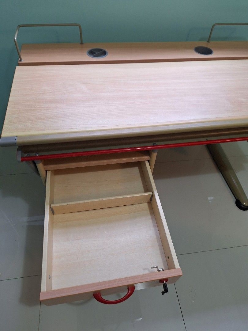 Moll adjustable ergonomic writing / study desk with tiltable top ...