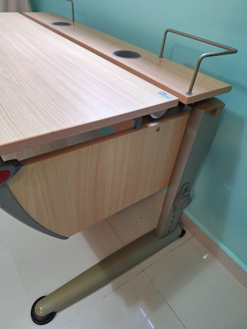 Moll adjustable ergonomic writing / study desk with tiltable top ...