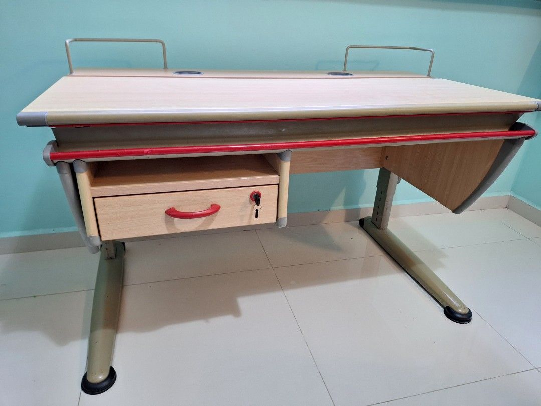 Moll adjustable ergonomic writing / study desk with tiltable top ...