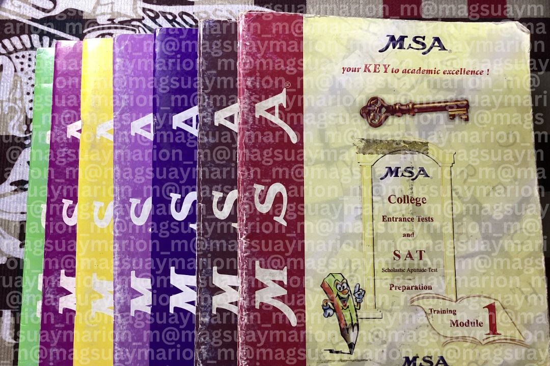 MSA College Entrance Test (CET) and Scholastic Aptitude Test (SAT ...