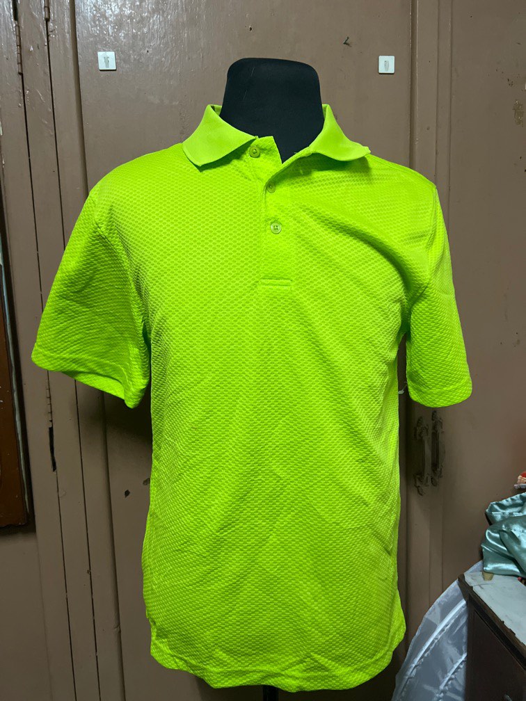 Neon Green polo shirt beverly hills, Men's Fashion, Tops & Sets ...