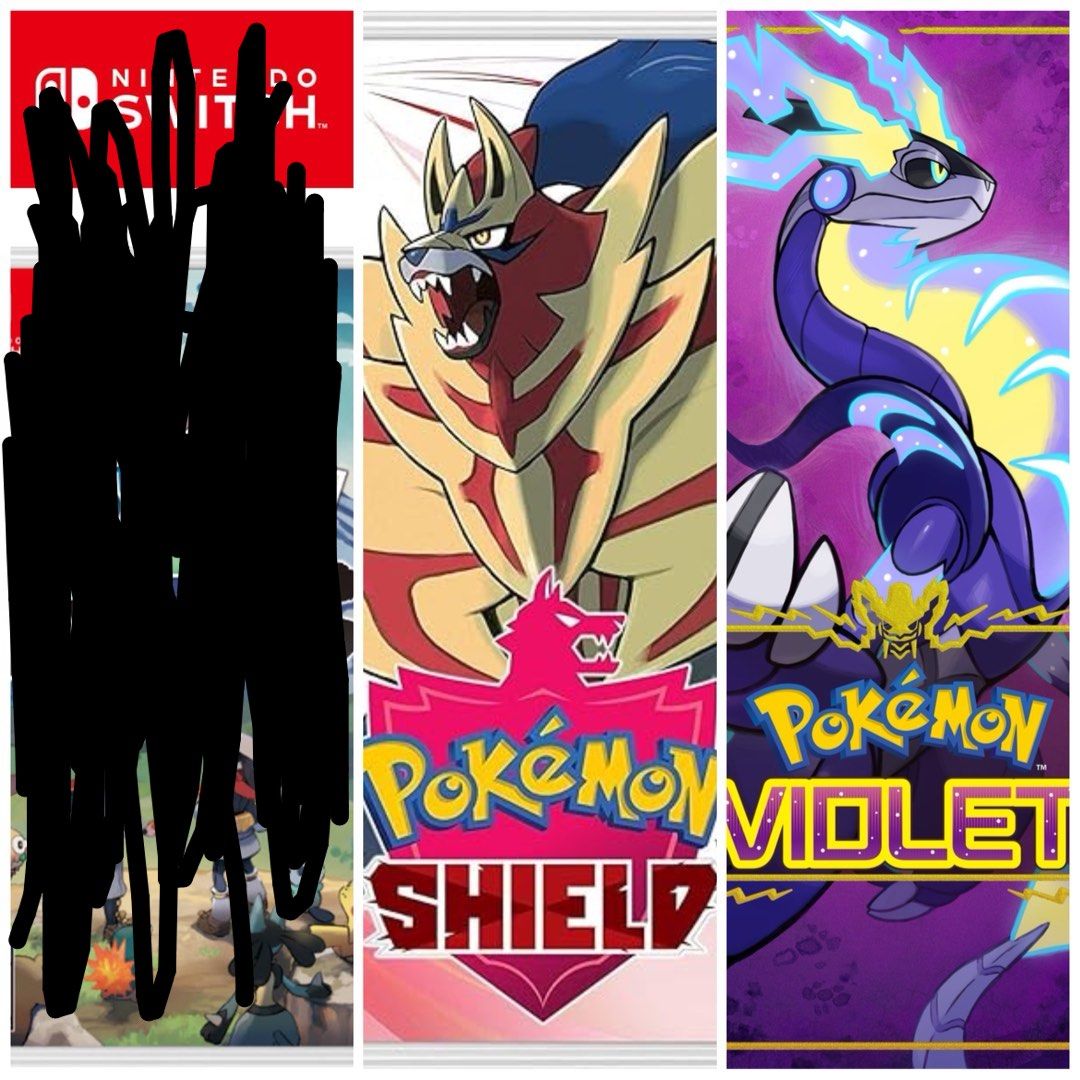 Nintendo Switch Pokemon physical games Sword and Shield (Shield ...