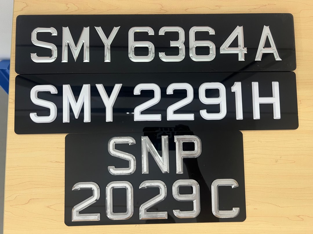 Number plate/Free Frame, Car Accessories, Car Plates on Carousell