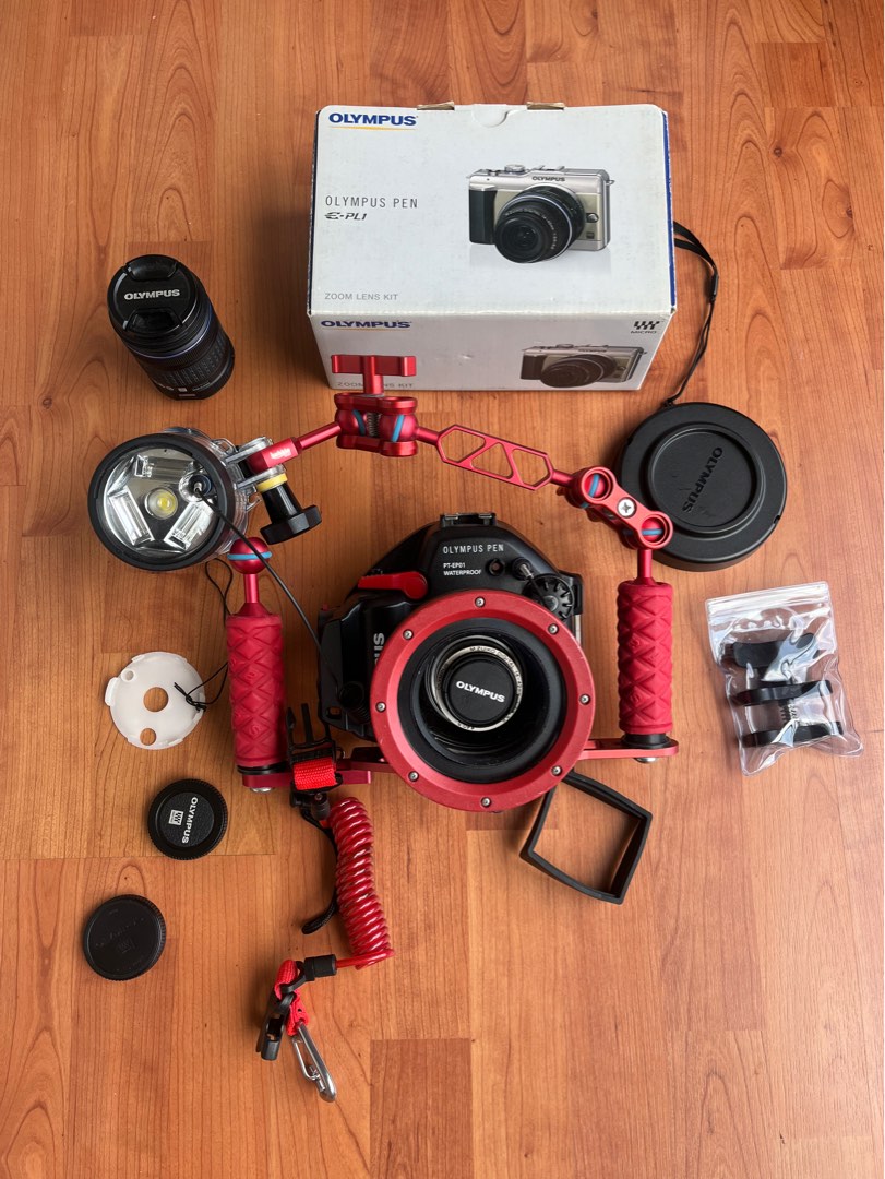 Olympus Pen Underwater SCUBA Camera, Photography, Cameras on Carousell