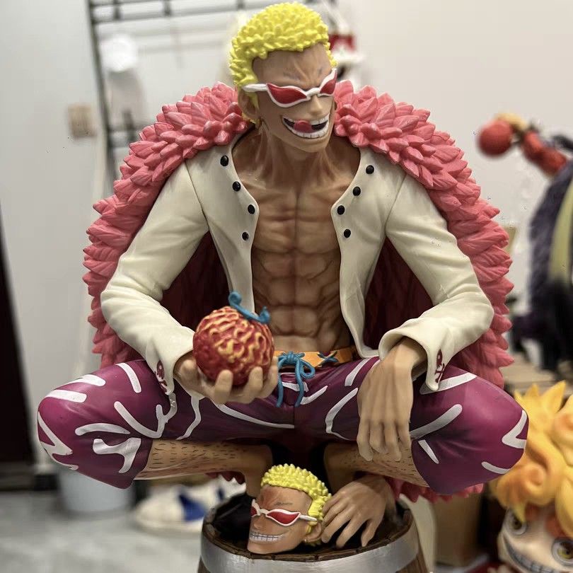 One Piece Donquixote Doflamingo Figurine | String-String Fruit Figure ...