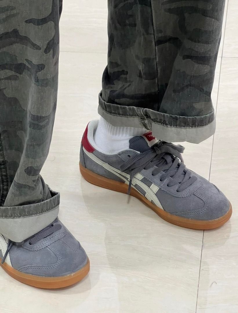 Onitsuka Tiger Tokuten Grey White, Women's Fashion, Footwear, Sneakers ...