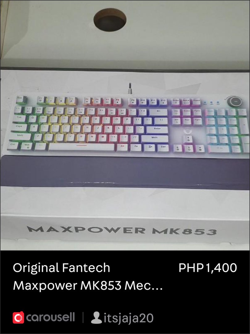 Original Fantech Max Power MK853 Mechanical Leyboard, Computers & Tech ...