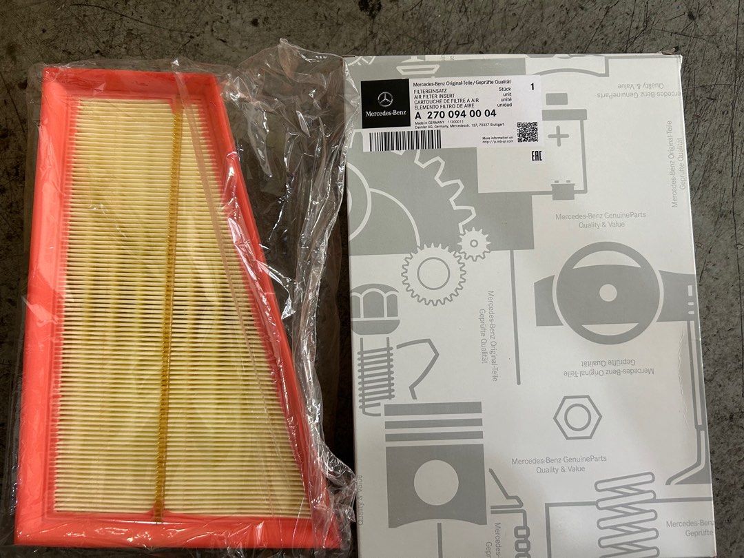 Original Mercedes Air filter for A B CLA GLA Class, Car Accessories ...
