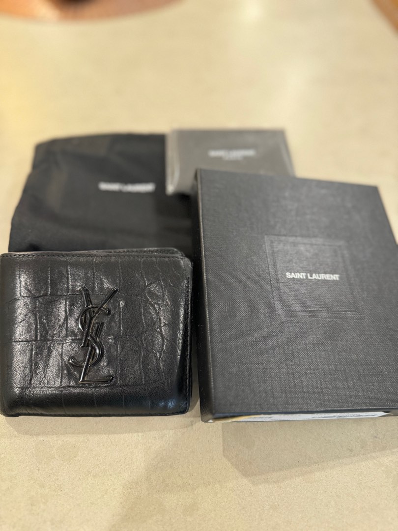 Original Saint Laurent Wallet (Men) YSL, Luxury, Bags & Wallets on ...