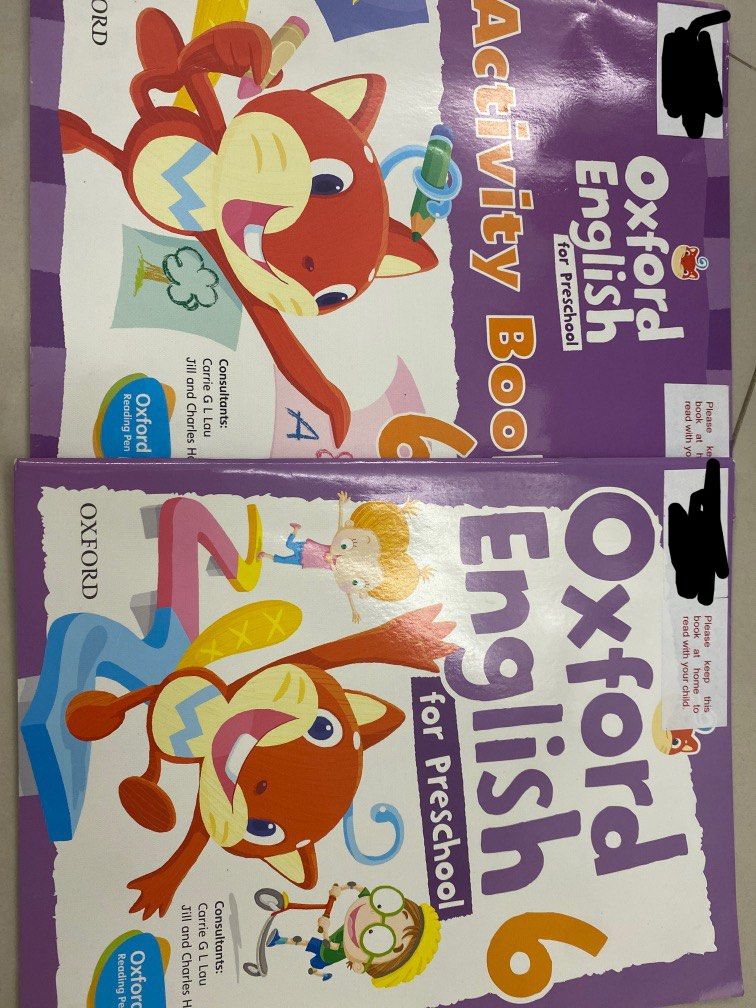 Oxford English for preschool 6 Activity book and textbook, 興趣及遊戲, 書本 & 文具, 教科書 - Carousell