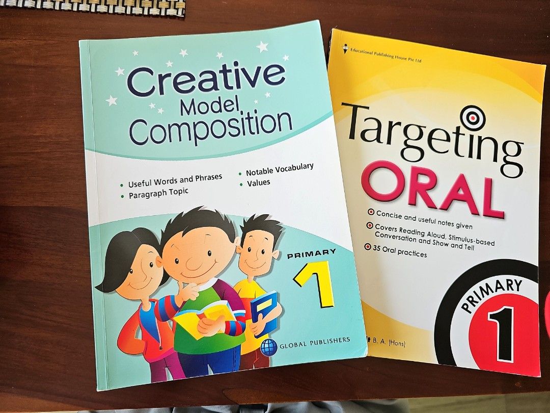 P1 English Oral and Compo assessment books, Hobbies & Toys, Books ...
