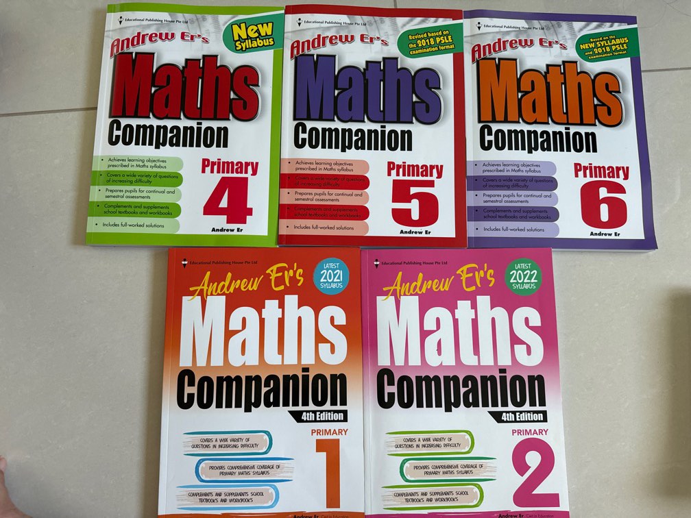 P1 to P6 Andrew Er Math Companion EPH, Hobbies & Toys, Books ...