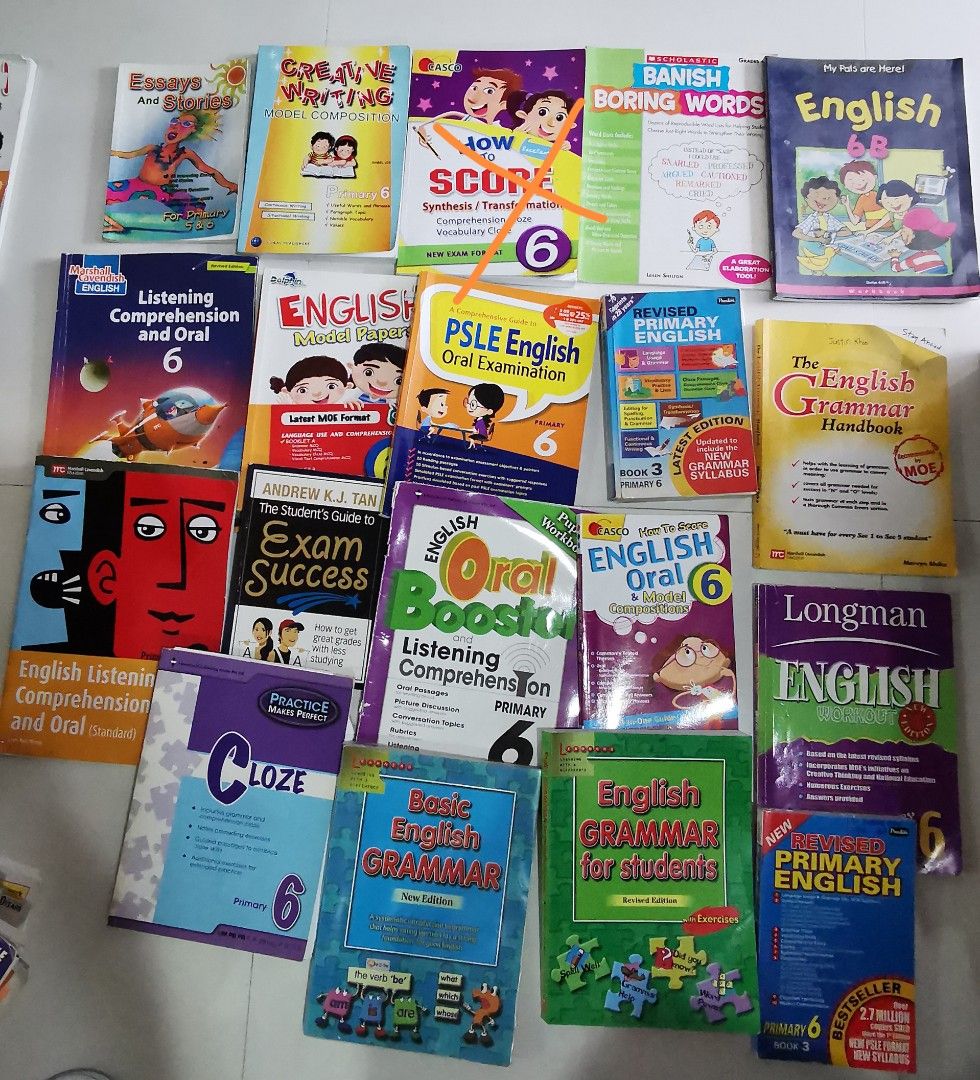 P6 PSLE English assessment books, Hobbies & Toys, Books & Magazines ...